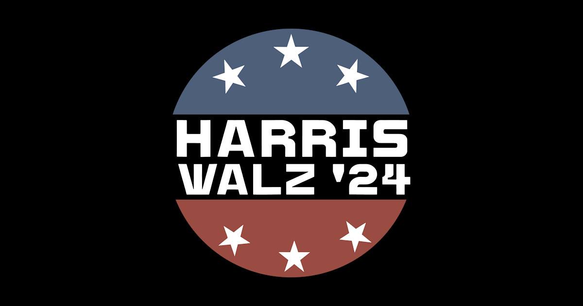 Harris Walz 2024, Kamala Harris - Tim Walz, Democrat , Vote Blue ...