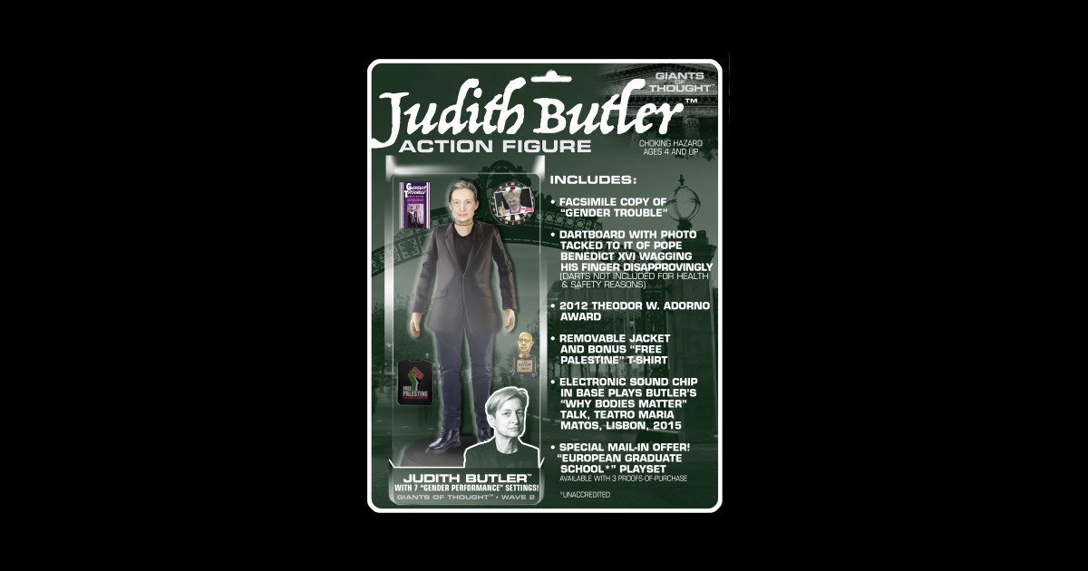 Judith Butler Action Figure - Judith Butler - Sticker | TeePublic