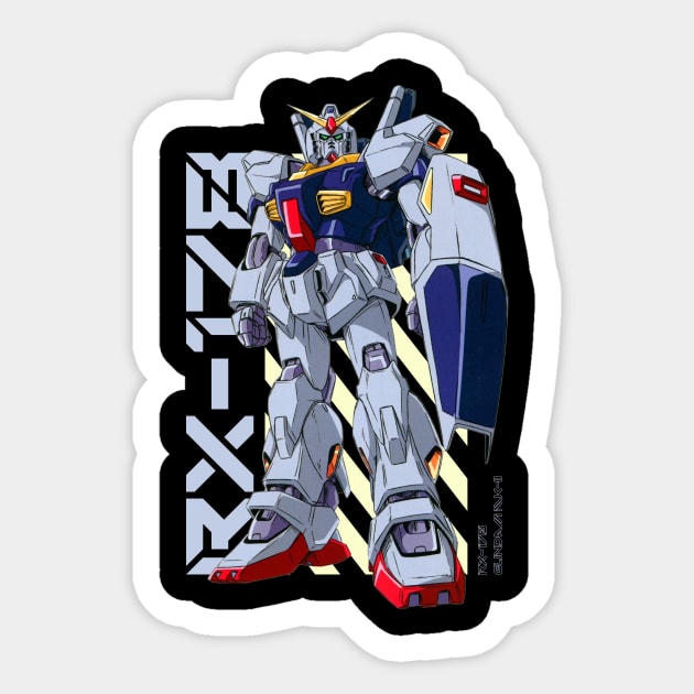 RX-178 Gundam Mk-II - Gundam Rx 78 - Sticker | TeePublic