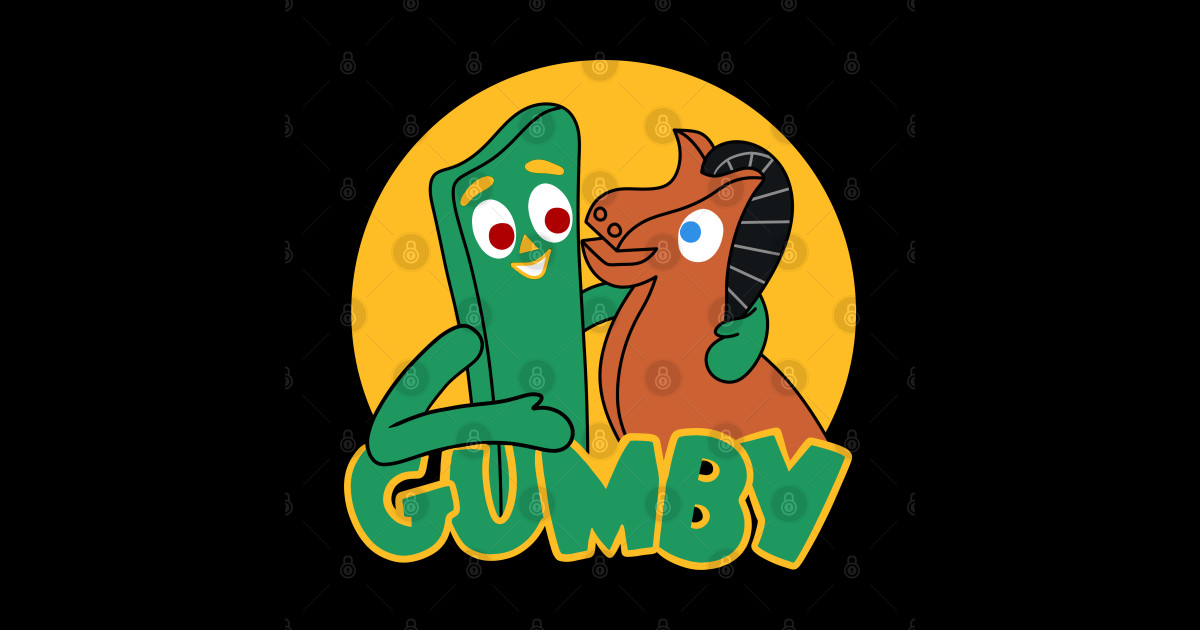 Gumby and Pokey - Gumby And Pokey - Sticker | TeePublic