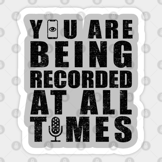 You are being recorded at all times [Rx-tp] - You Are Being Recorded At ...