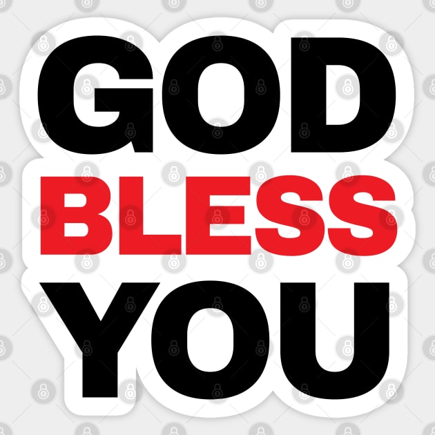 god bless u logo