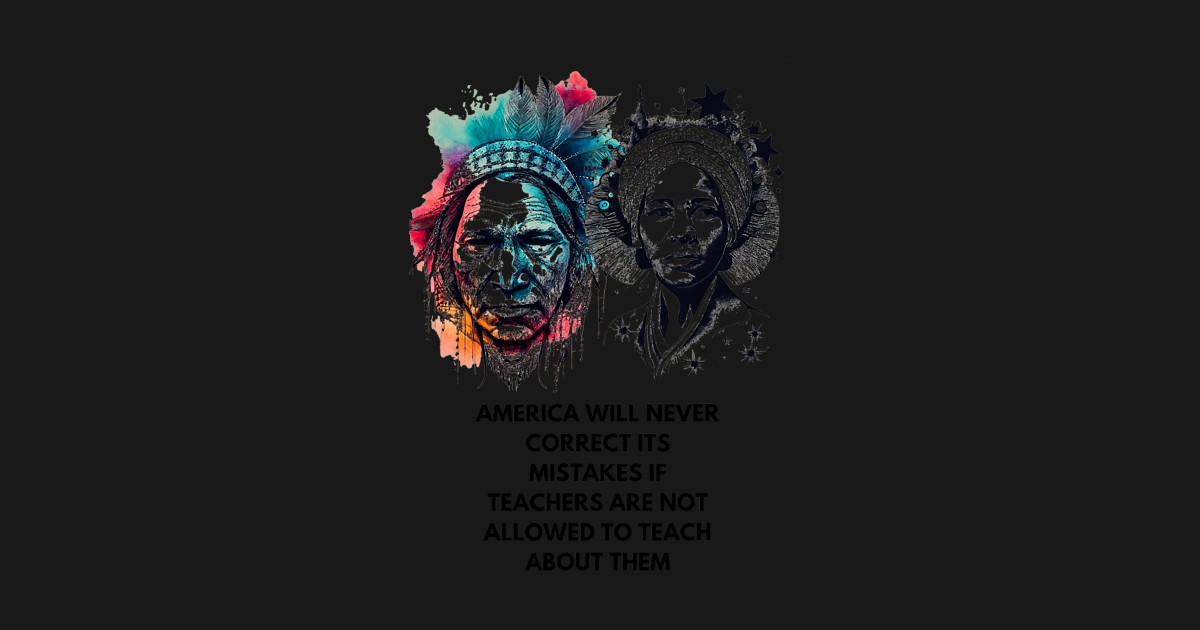 Indigenous People America Teach Black Native American History Support ...
