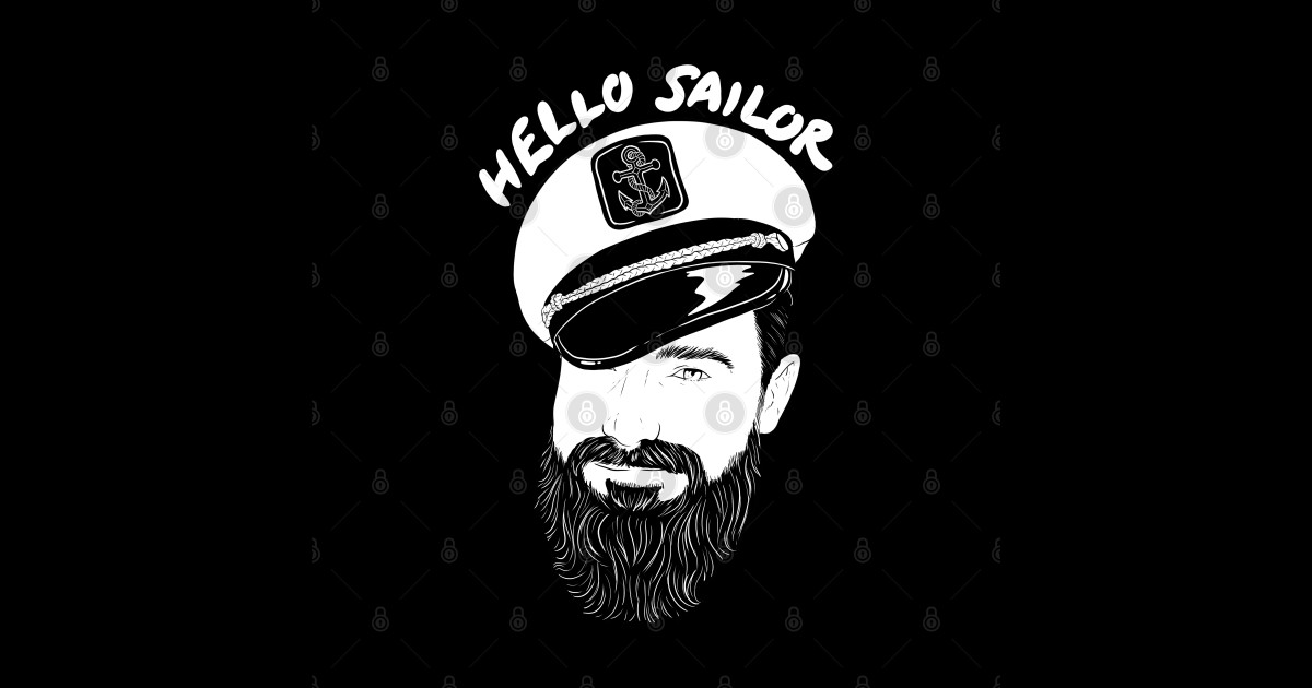 Captain Banner - Sailor - Sticker | TeePublic
