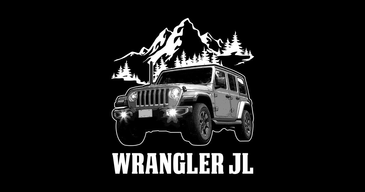 Wrangler JL jeep car name - Wrangler Jl - Sticker | TeePublic