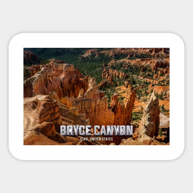 Bryce Canyon National Park - Bryce Canyon National Park - Sticker ...