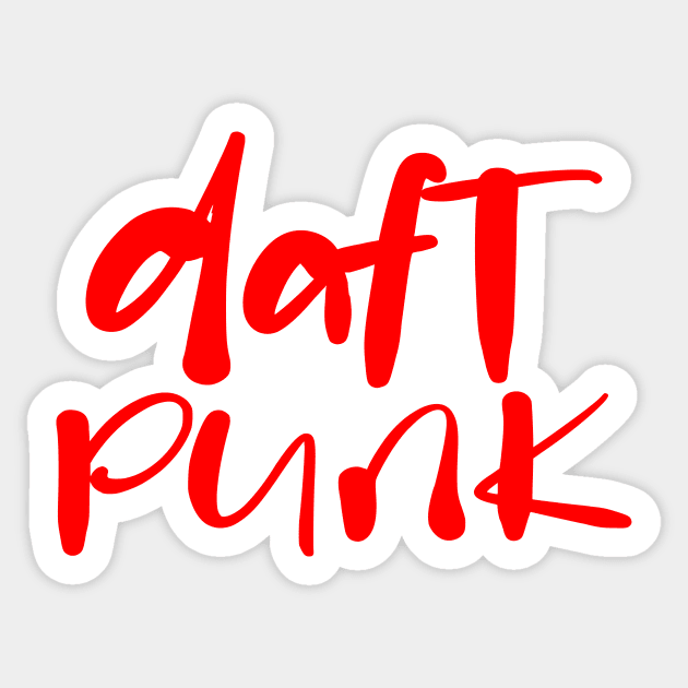 Draft Punk - Draft - Sticker | TeePublic