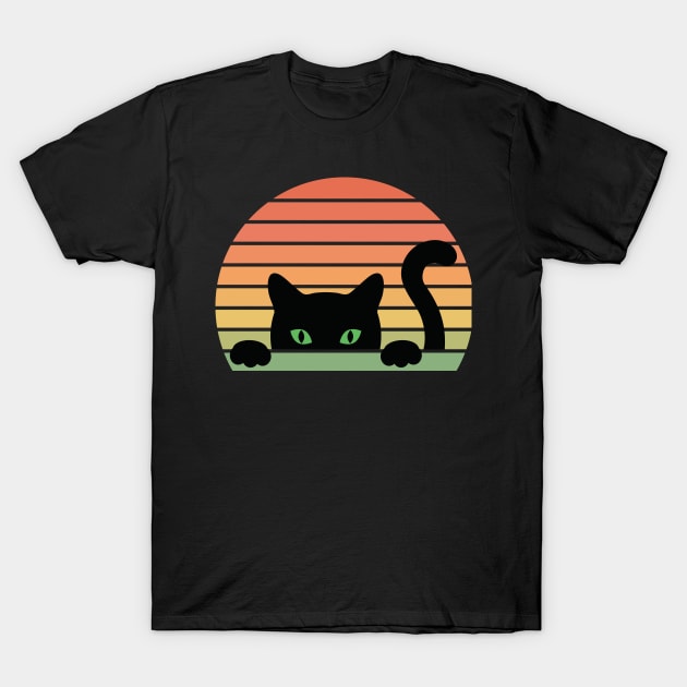 Powell cat a funny cat - Classic Vintage Summer - Cat - T-Shirt | TeePublic