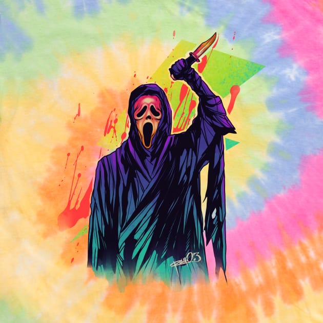 Scream Ghostface Tie dye T-shirt sold by Oak Joete | SKU 68900418 | 20% ...
