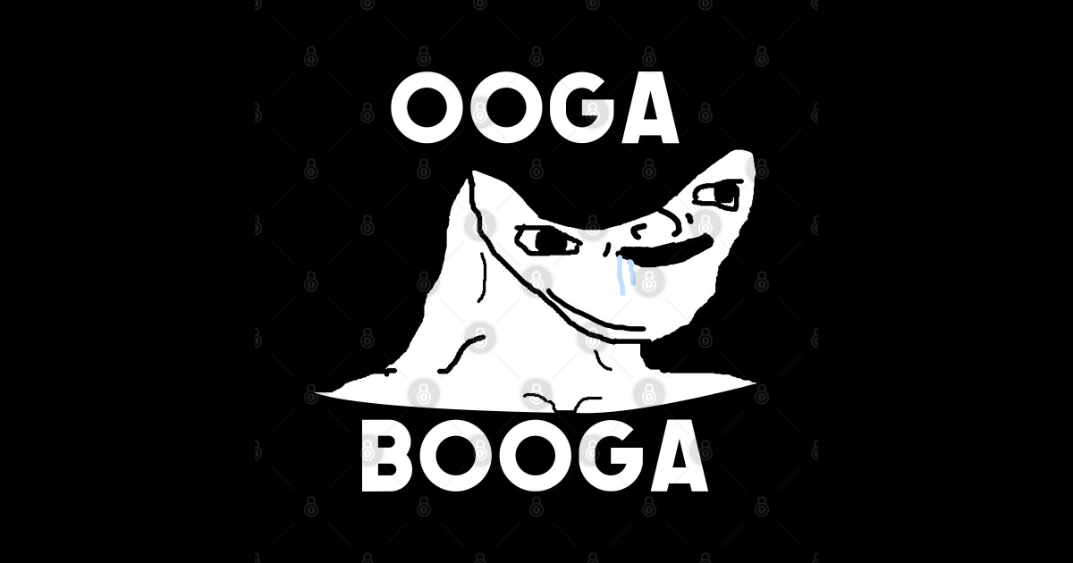 Ooga Booga Brainlet Meme - Meme - Posters and Art Prints | TeePublic