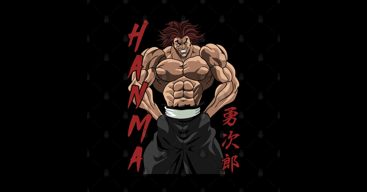 Hanma - Yujiro Hanma - Sticker | TeePublic