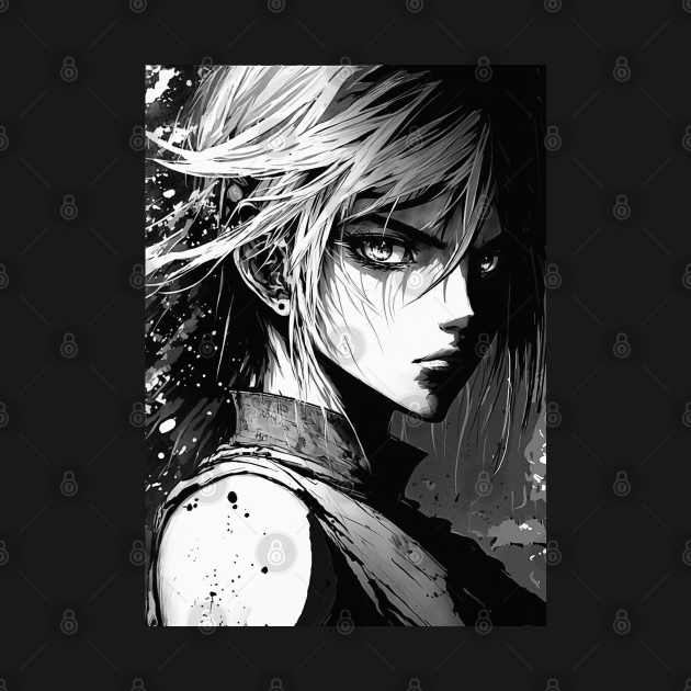 Angry manga style man - Angry - T-Shirt | TeePublic