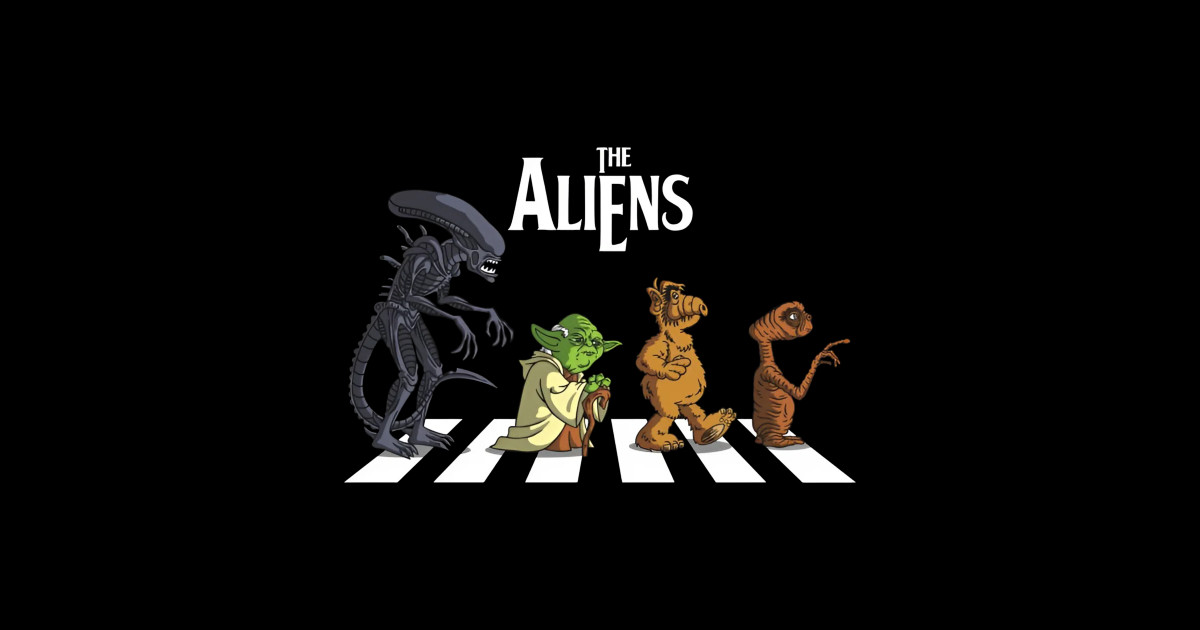 The Aliens - Alien Parody - Sticker | TeePublic