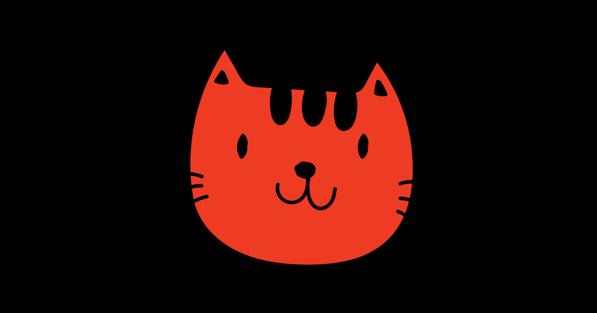 Red Cat - Cat Jack - Sticker | TeePublic