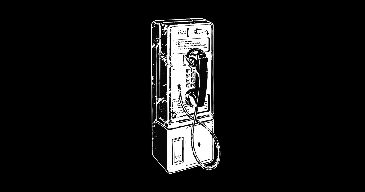 Old Reliable - Payphone - Sticker | TeePublic