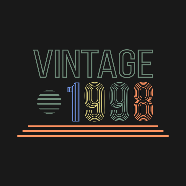 Vintage 1998 Original Design - 24th - T-Shirt | TeePublic