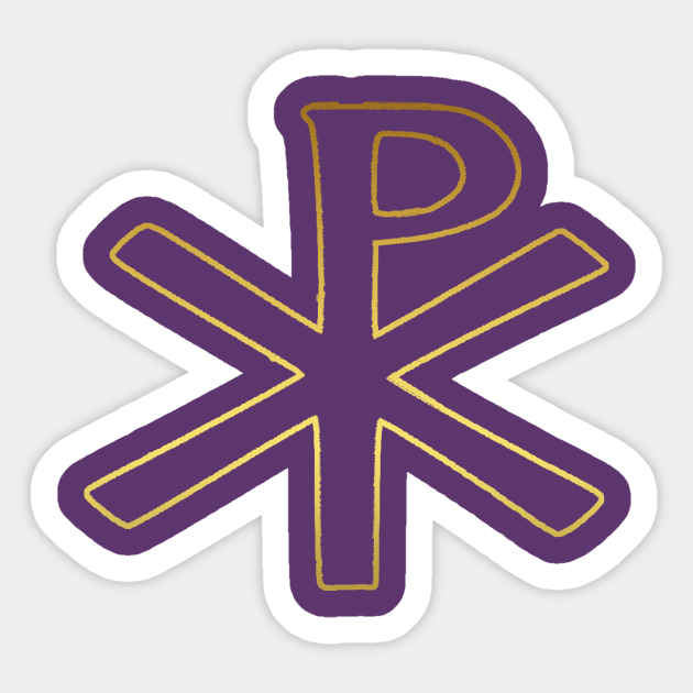 Late Roman Empire Chi Rho Symbol - Roman Empire - Sticker | TeePublic