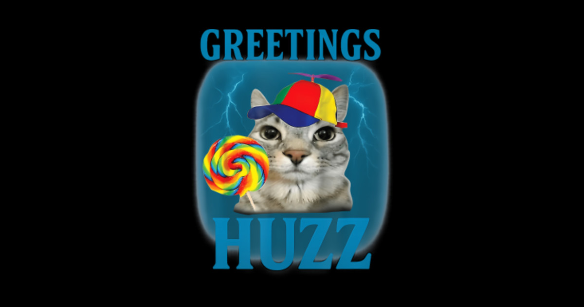 Greetings Huzz Funny Lollipop Cat Meme - Greetings Huzz - Bag | TeePublic