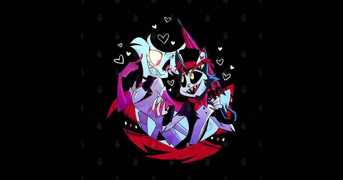 Love of angel dust - Huskerdust - Sticker | TeePublic