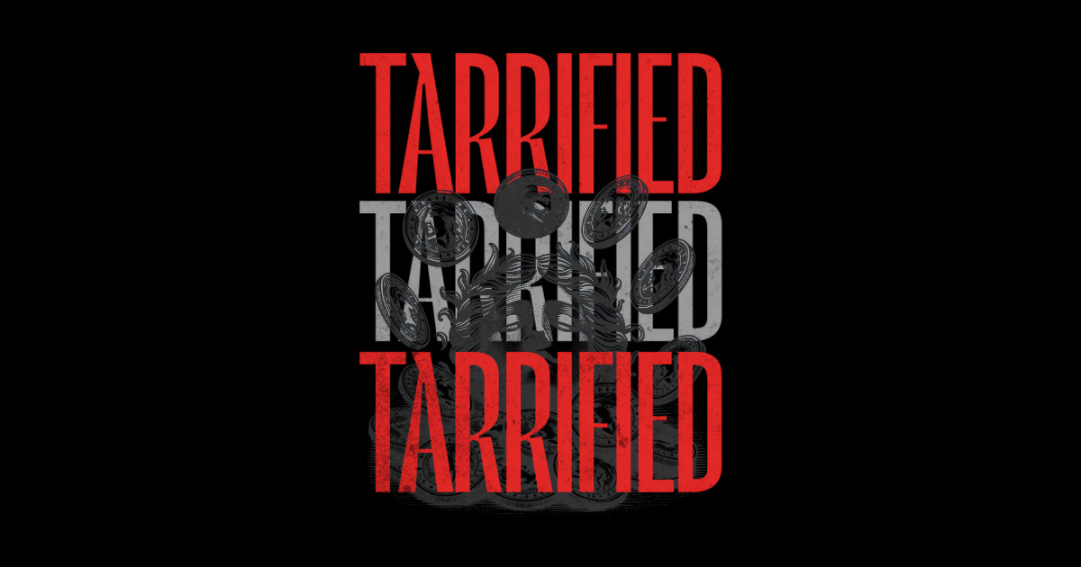 2025 Tarrified - America Is Tarrified - Sticker | TeePublic