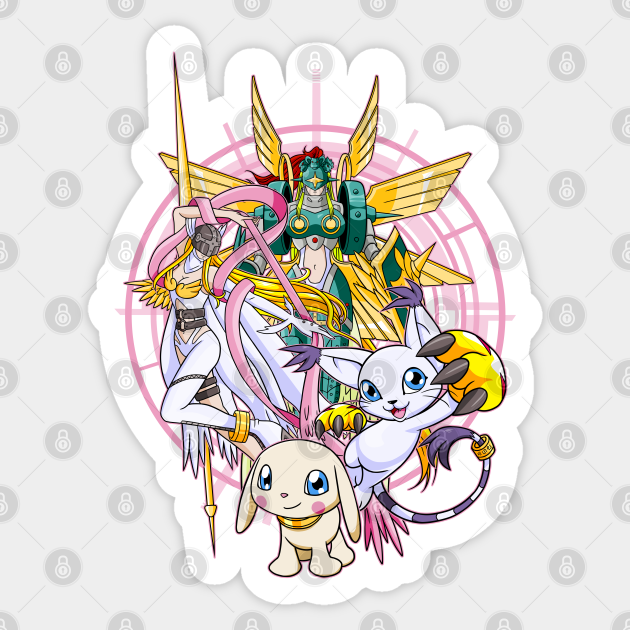 Tailmon Evolution - Digimon - Sticker | TeePublic