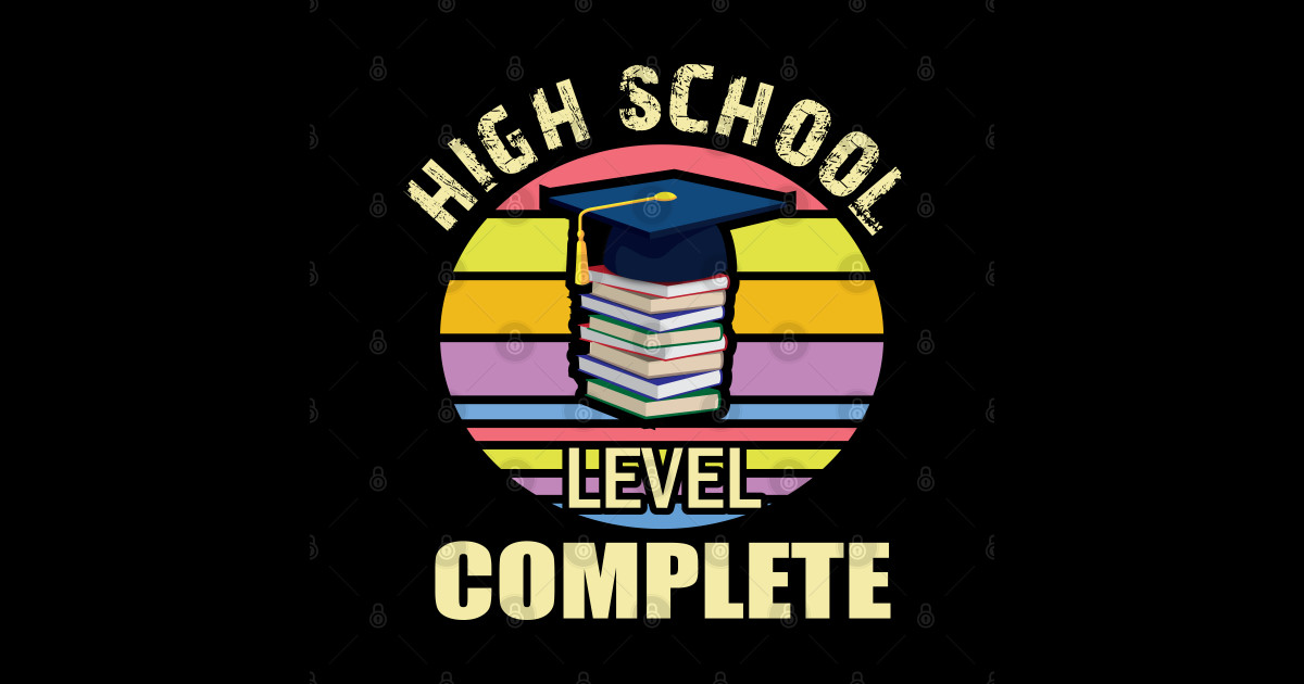 High School Level Complete - High School Level Complete - Sticker ...