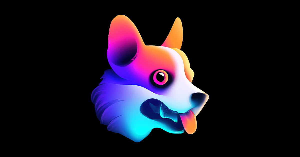 Corgi Cyberpunk Halloween Synthwave Spooky - Corgi - Posters and Art ...