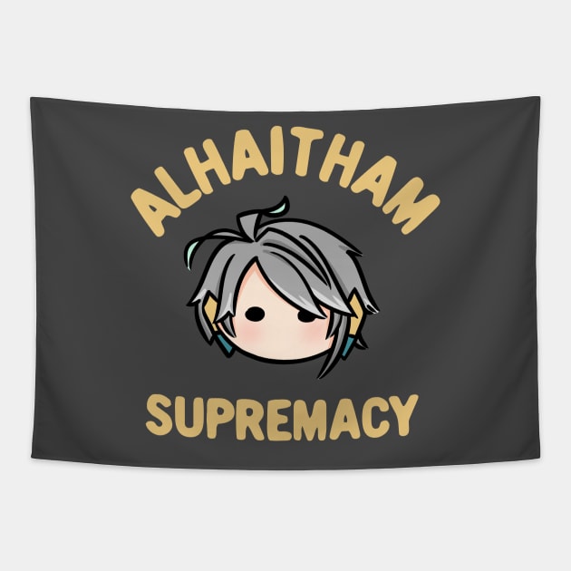 Genshin Impact Alhaitham supremacy chibi head | Morcaworks! - Alhaitham ...