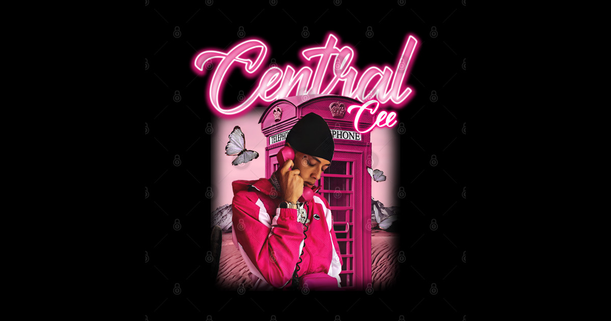 Central Cee - Pink Telephone - Rapper - Magnet | TeePublic