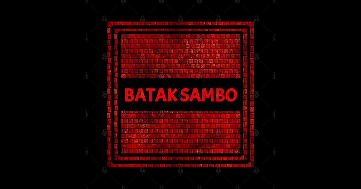 BATAK SAMBO - Sambo - Sticker | TeePublic