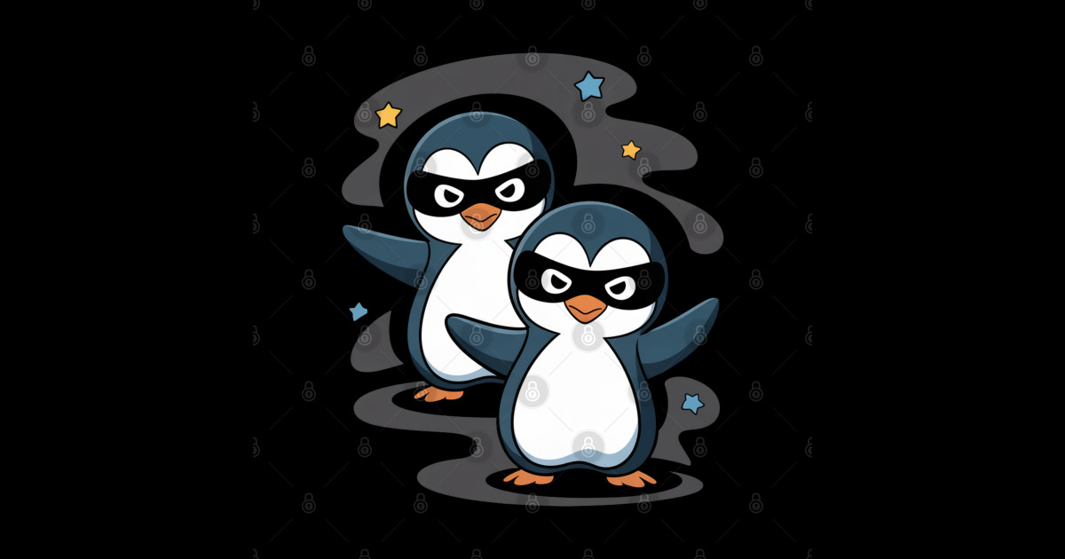 Penguin Shadow Clan - Kids Fashion - Sticker | TeePublic