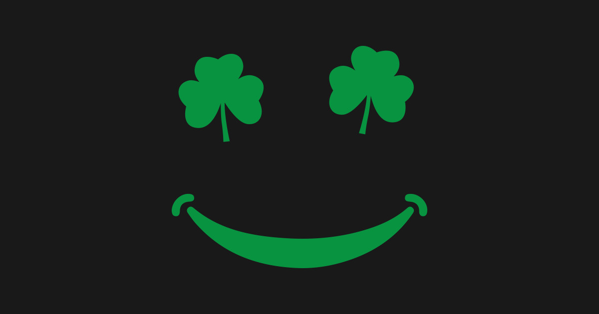 Shamrock Smile - St Patricks Day - T-Shirt | TeePublic