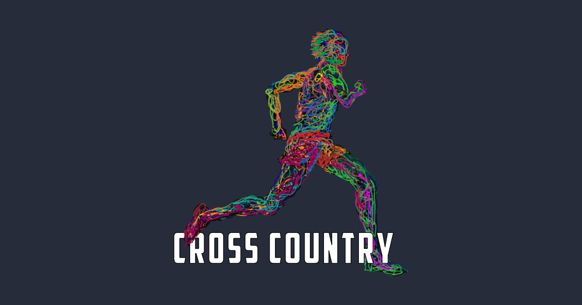 Wired to Run - Cross Country - Running - T-Shirt | TeePublic