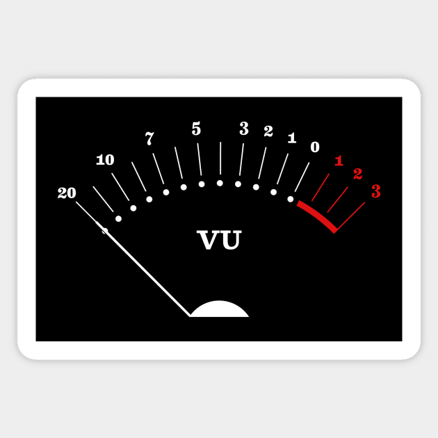 Vu Meter - Vu Meter - Sticker | TeePublic