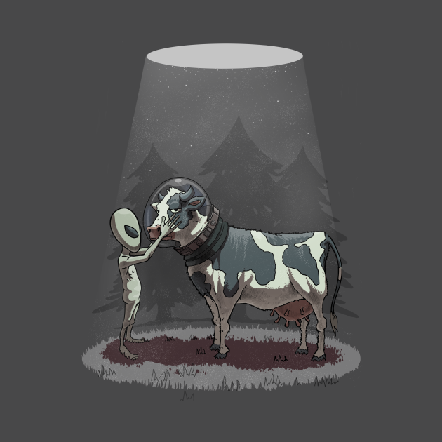 Goodbye Cow - Alien - T-Shirt | TeePublic