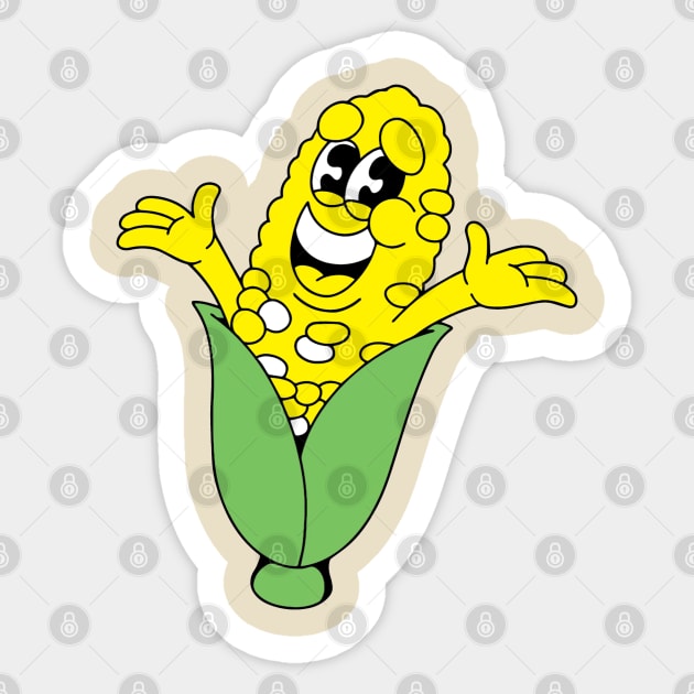 Corn Yeeaah - Corn - Sticker | TeePublic