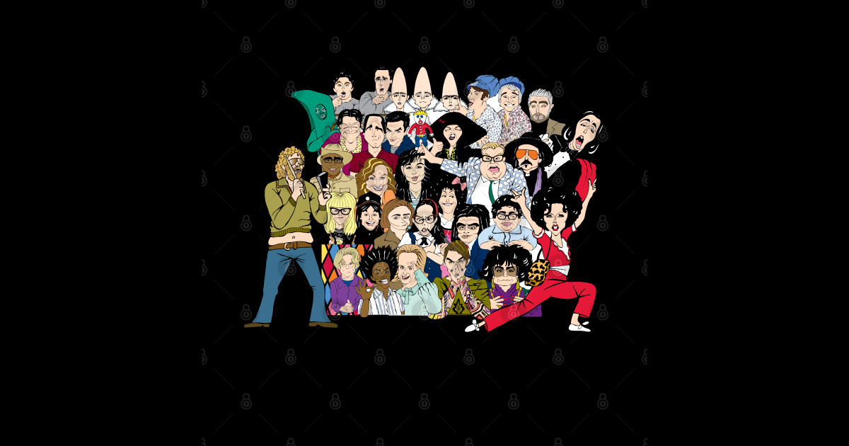 SNL CAST FAN ART - Snl Sketch Saturday Night Live - Sticker | TeePublic