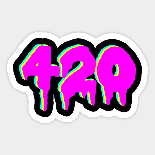 CMYK 420 - 420 - Sticker | TeePublic