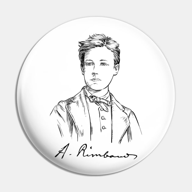 Arthur Rimbaud, French poet, Portrait, Signature - Rimbaud - Pin ...