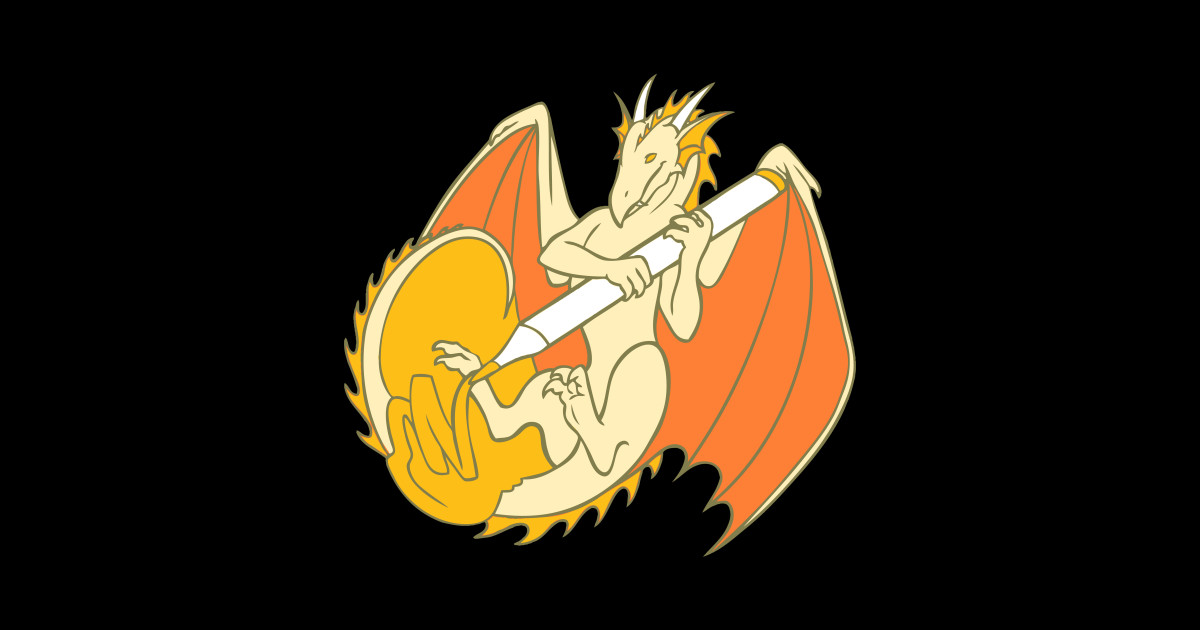 Art Dragons: Copic Marker - Copic Marker Dragon - Sticker | TeePublic