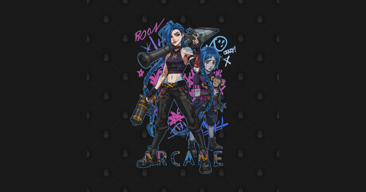 Jinx Inner Chaos Dual Identity - Street Art Graffiti Edition - Jinx - T ...