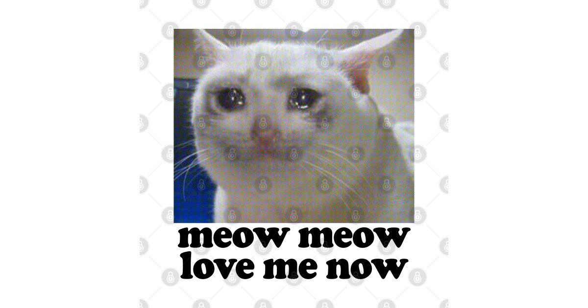 Meow Meow, Love Me Now - Meow Meow - T-Shirt | TeePublic