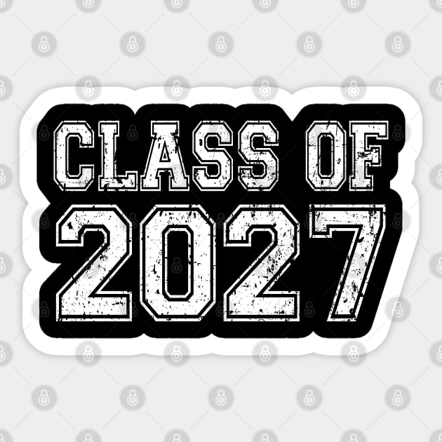 Class Of 2027 Graduation Vintage - Class Of 2027 - Sticker | TeePublic