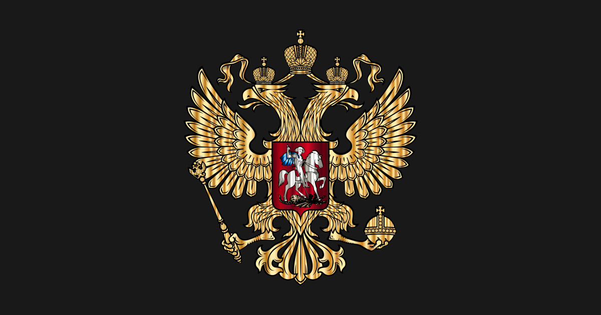 Russian emblem - Russia - T-Shirt | TeePublic