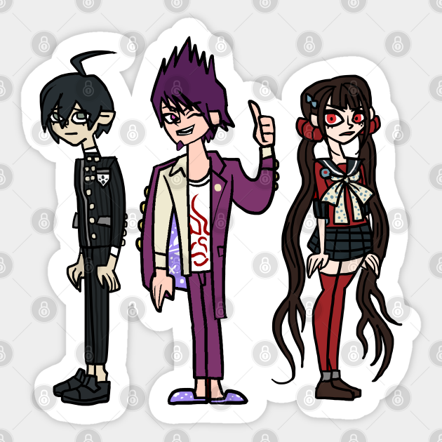 Dangan Ronpa V3! Cartoon style - Kaito Momota - Sticker | TeePublic
