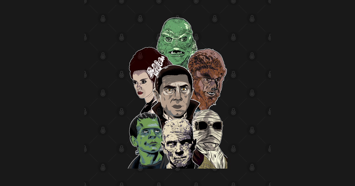 Universal Monsters - Universal Monsters - T-Shirt | TeePublic