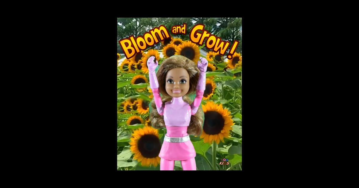 Bloom and Grow with Pami - Sunflowers - Sticker | TeePublic