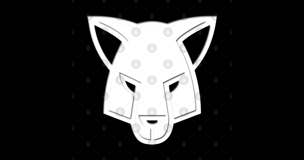 White Wolf Design - White - Sticker | TeePublic