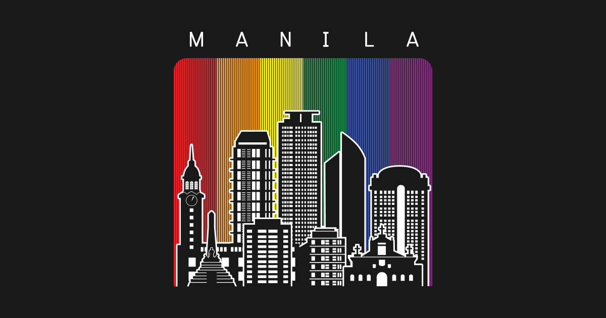 Manila LGBT Flag - Manila - T-Shirt | TeePublic