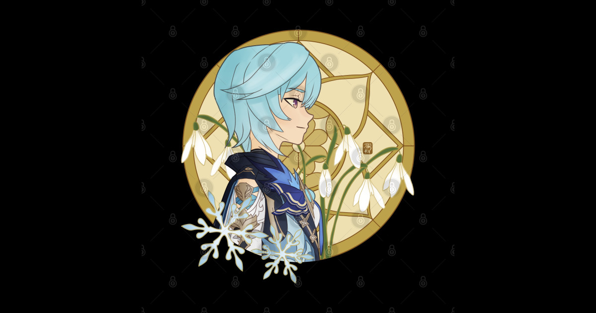 Eula, Genshin Impact - Genshin Impact - Sticker | TeePublic